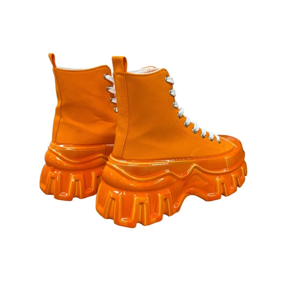 Mata Shoes | Shoes | Mata Shoes Throw It Up Orange High Top Converse ...